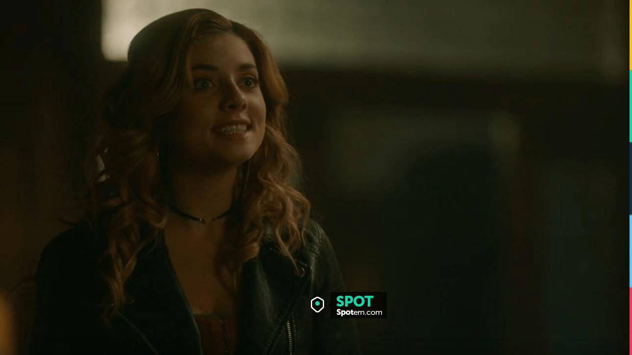 Topshop Teddy False Leather Biker Jacket porté par Jade (Giorgia ...