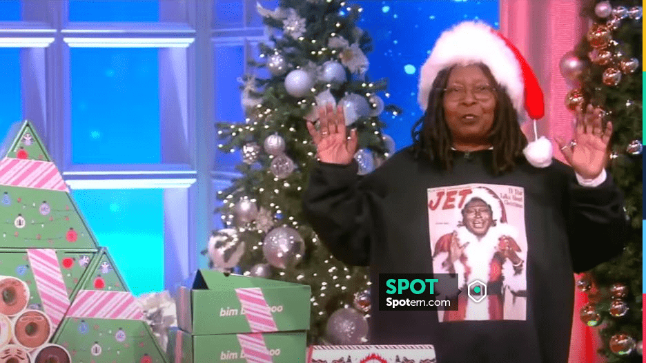 For The People Boutique Esther Rolle Black Santa Clause Sweatshirt worn ...