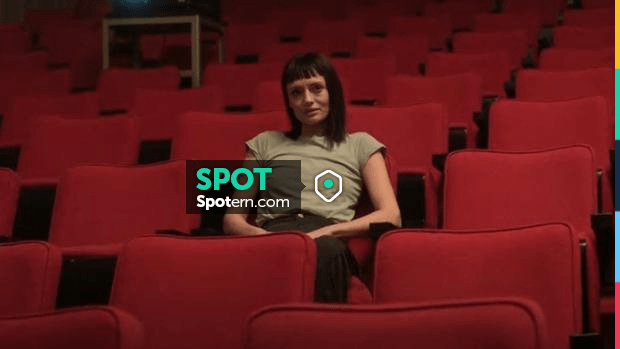 James Perse Sheer Slub Crew Neck Tee worn by Max Meladze (Laura Haddock ...