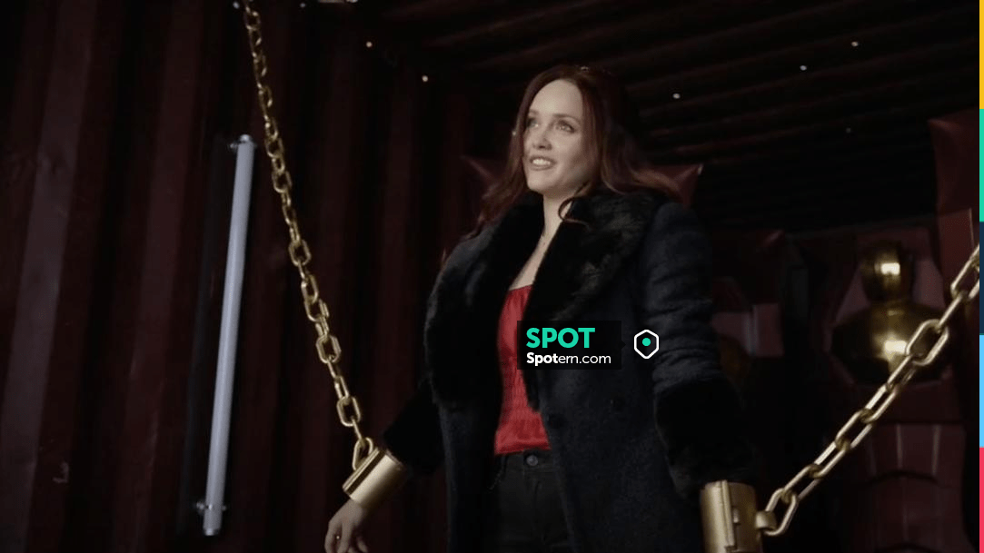 Ted Baker Fur Coat worn by Aurora de Martel (Rebecca Breeds) as seen in ...