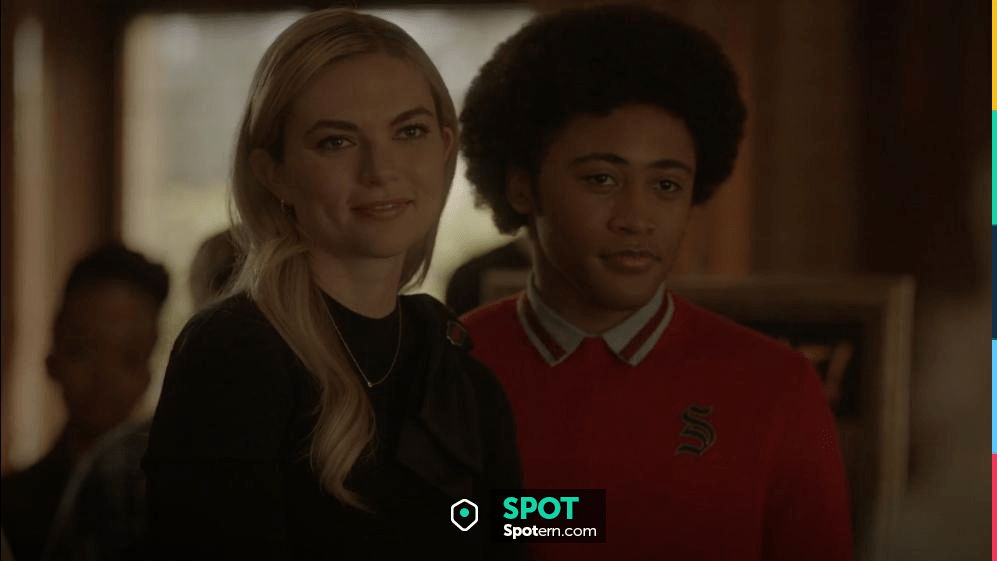 Ted Baker Ambher Sweater Black worn by Lizzie Saltzman (Jenny Boyd) as ...