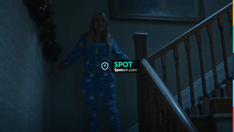 Tipsy Elves Blue Snowman Onesie worn by Mayor Michelle Cross (Barbara ...