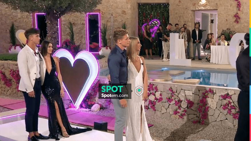 Nookie Mon Cherie Se­quin Gown worn by Madeline Wilcox as seen in Love ...