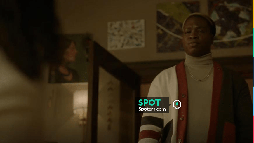 Topman Color Block Cardigan usado por Kaleb Hawkins (Chris De'Sean Lee ...