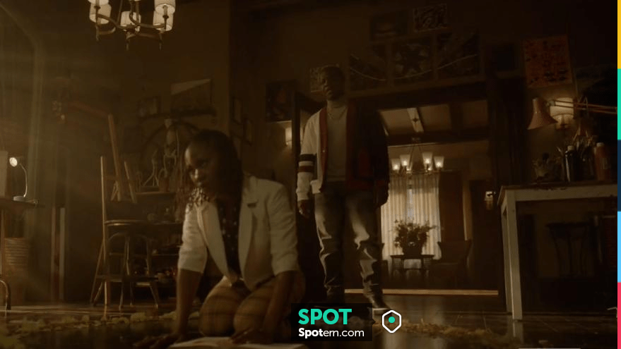 Karl Lagerfeld Embossed Leather High-Top Sneakers worn by Kaleb Hawkins ...