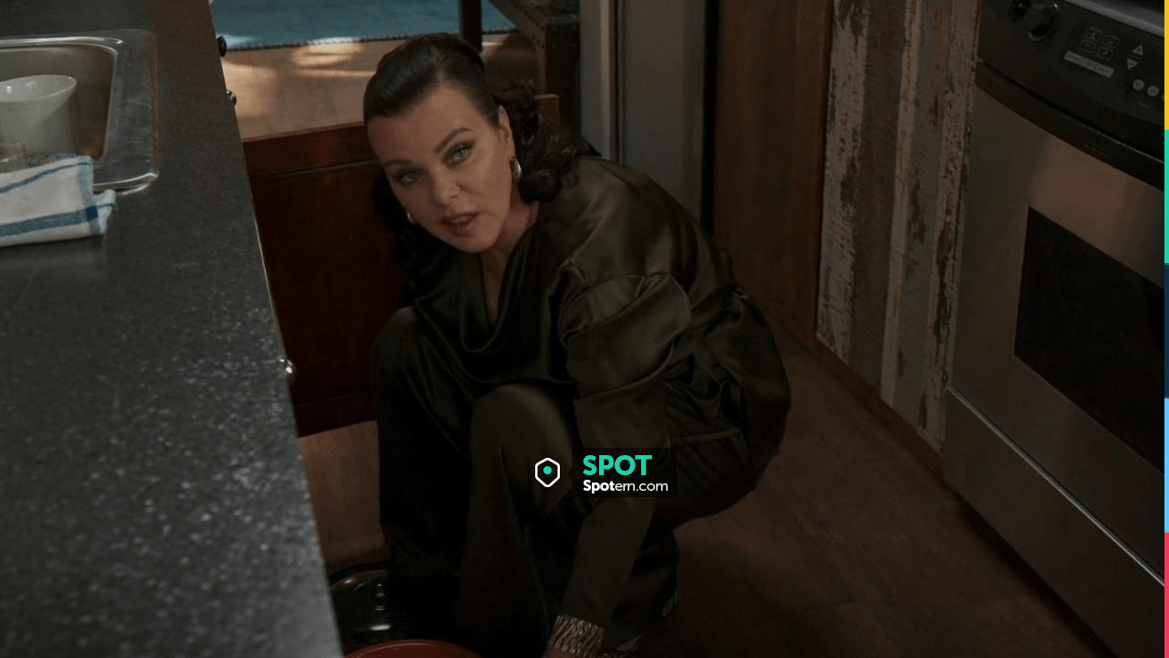 Adam Lippes Wide Leg Silk Trousers worn by Maggie Amato (Debi Mazar) as ...