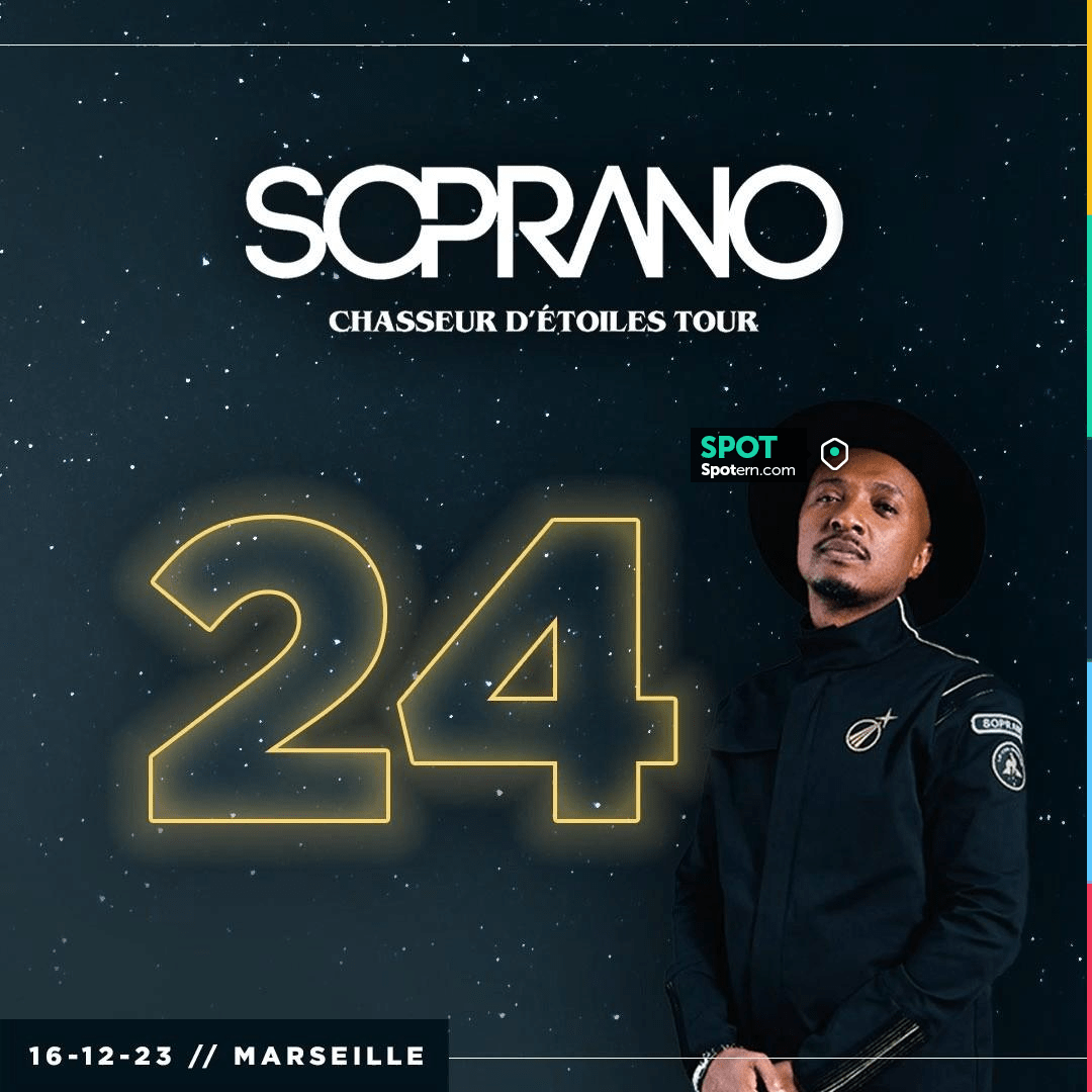 The hat worn by Soprano on the poster of his Star Hunter tour | Spotern