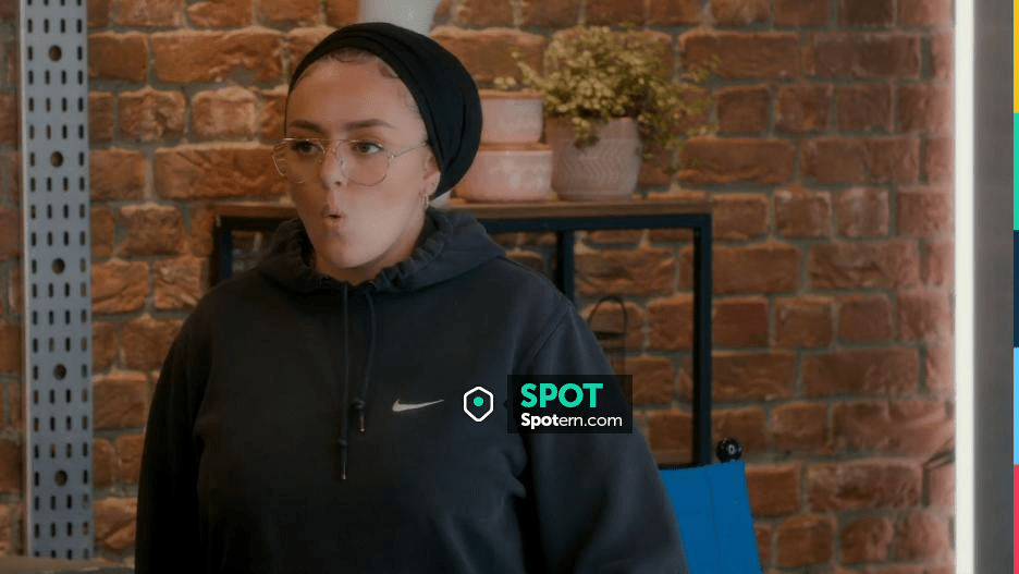Nike Black Hoodie worn by Samah Say as seen in Glow Up: Britain's Next ...
