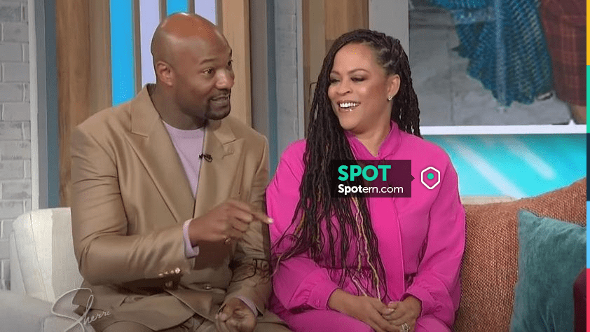 Valentino Tie-Neck Silk Blouse worn by Shaunie O'Neal as seen in Sherri ...