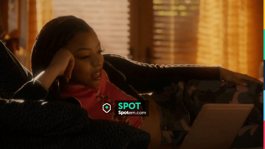 Heat Rises Lace Up Colorblock Skirt Set worn by Jazz Forster (Chloe ...