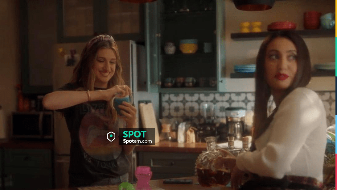 Cotton On Led Zeppelin Graphic Tee worn by Nomi Segal (Emily Arlook) as seen in grown-ish ...