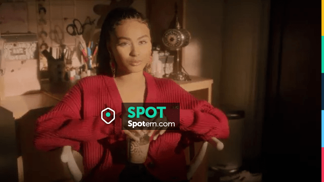 The Kooples Embellished Patch Wool and Cashmere Blend Cardigan worn by ...