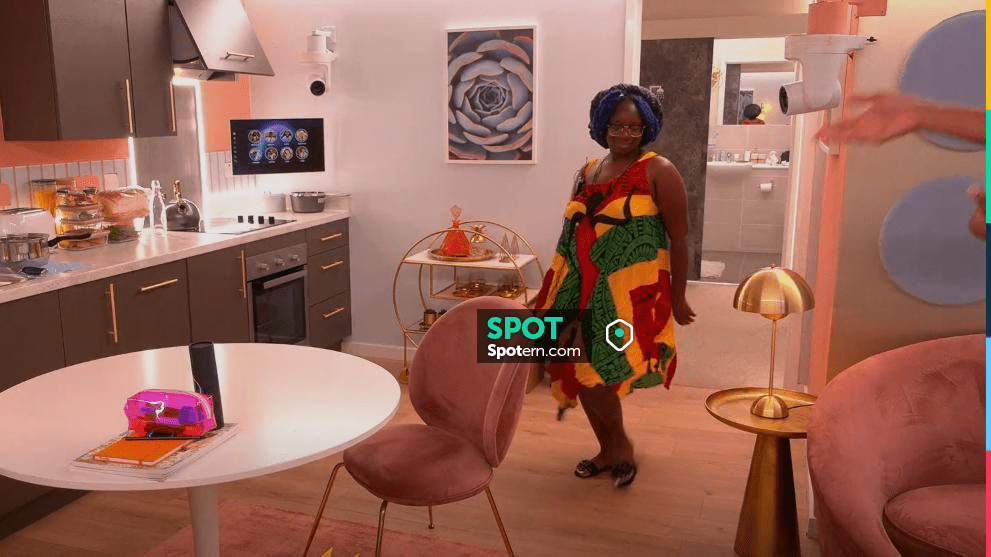 Kara Chic Sleeveless Rasta Print Rayon Summer Dress Sundress worn by ...