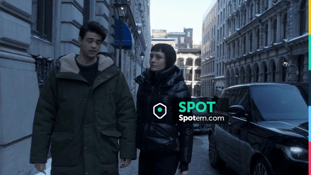 Mackage Madalyn Black Down Puffer Jacket worn by Max Meladze (Laura ...