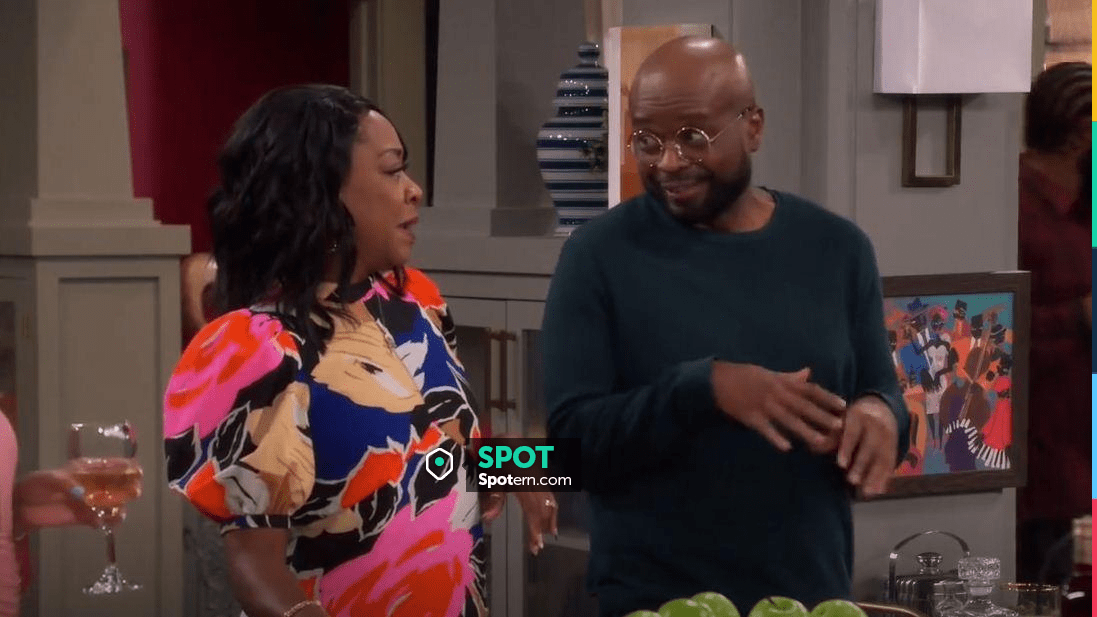 Ted Baker Azura Floral Top worn by Tina Butler (Tichina Arnold) as seen ...