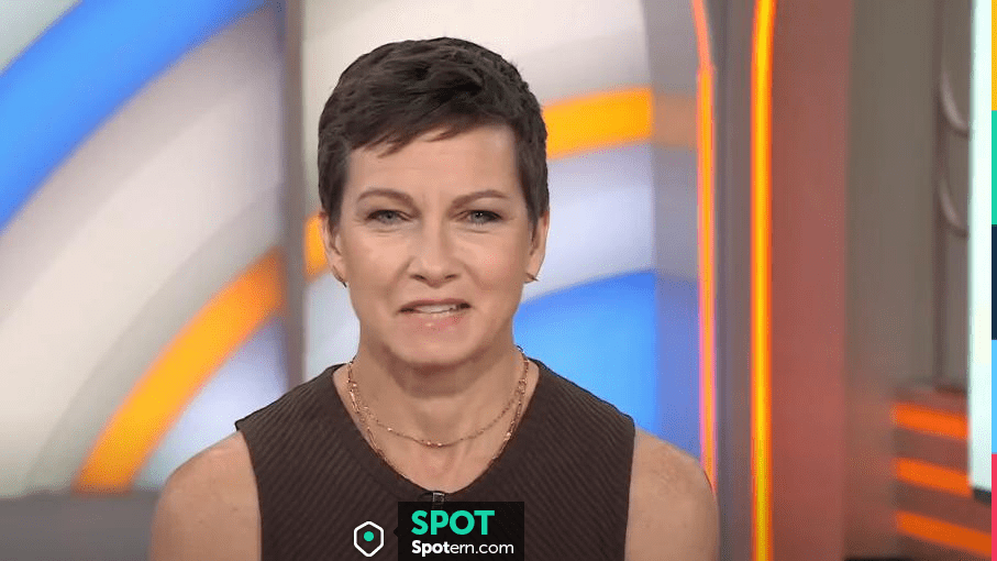 Rag & Bone Echo Rib Tank Midi Dress worn by Stephanie Gosk as seen in ...