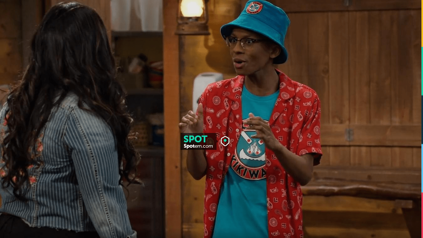 Forever 21 Classic Bandana Print Shirt worn by Noah Lambert (Israel ...