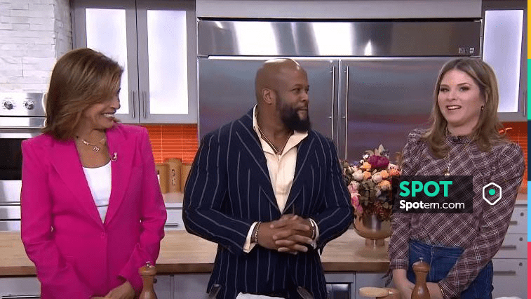 Veronica Beard Isabel Puff Shoulder Top worn by Jenna Bush Hager as ...