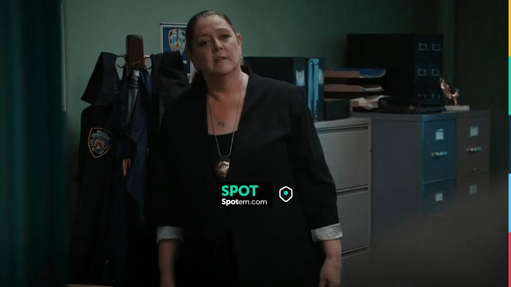 Calvin Klein Women's Roll Sleeve Open Front Blazer worn by Lieutenant ...