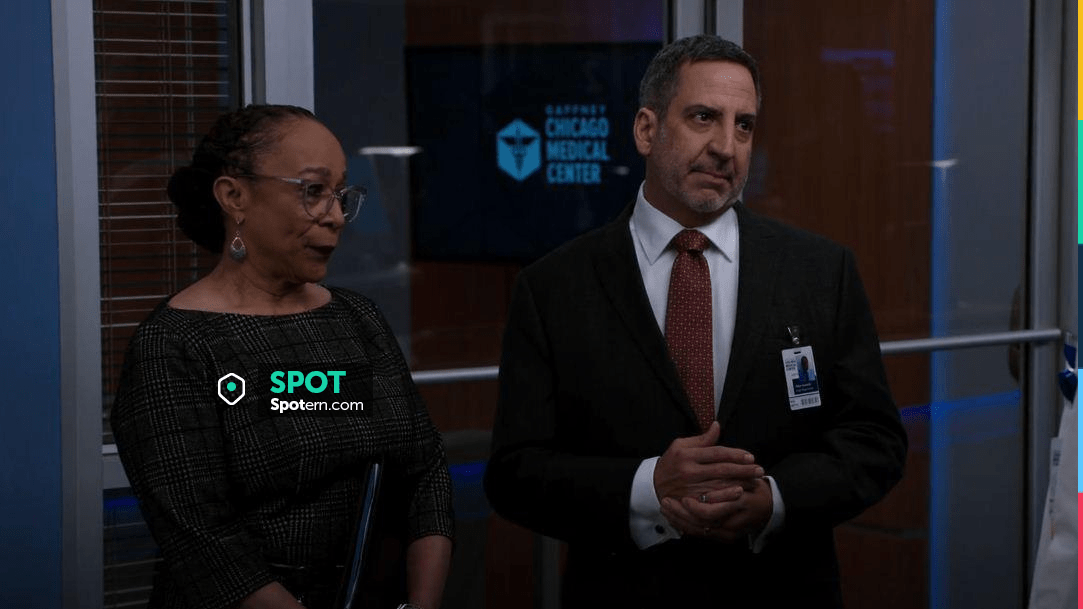 Boss Dokos Glen Plaid Sheath Dress worn by Sharon Goodwin (S. Epatha ...