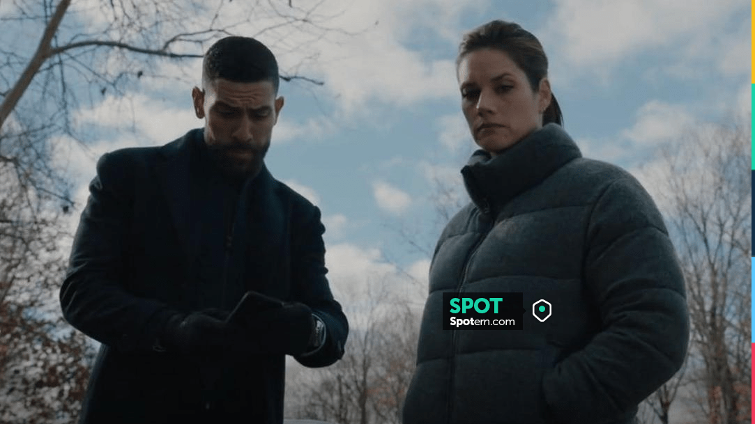 Naked Cashmere Rachel Puffer Jack­et worn by Special Agent Maggie Bell ...