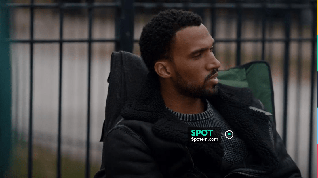 Longjohn & Sons Acid Wash Knit Sweater worn by Zion Miller (Nathan ...