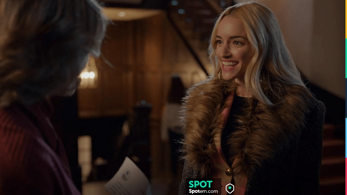 Smythe Plaid Pouf Sleeve Blazer usado por Georgia Miller (Brianne Howey ...