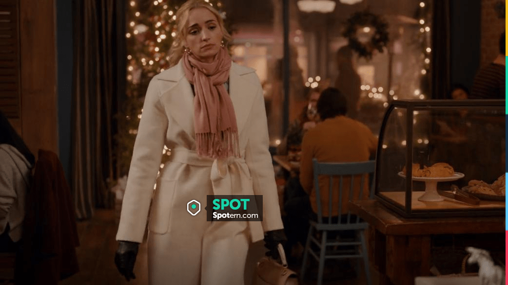 Michael Kors Wrap Coat worn by Georgia Miller (Brianne Howey) as seen ...