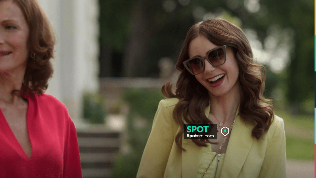 Tana Chung Opal Necklace worn by Emily Cooper (Lily Collins) as seen in ...