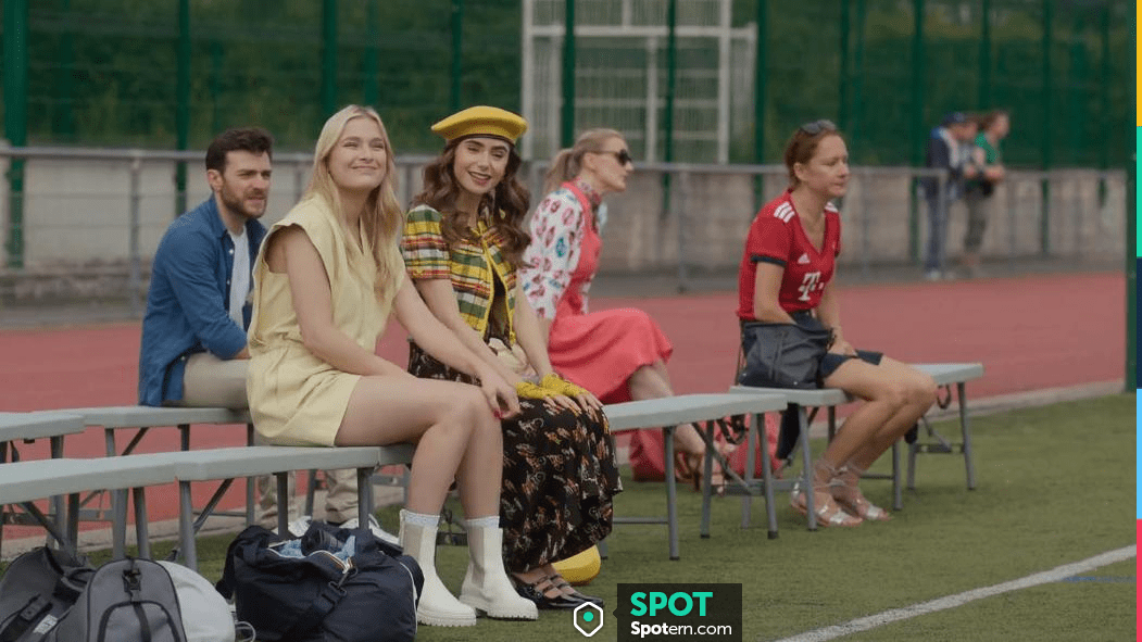 Carel Bouton Black Patent Leather Mary Janes worn by Emily Cooper (Lily ...