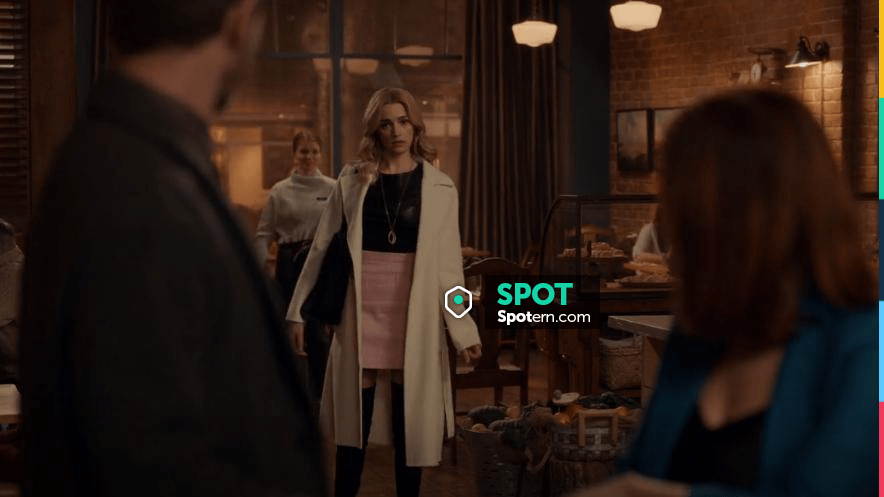 Michael Kors Wrap Coat worn by Georgia Miller (Brianne Howey) as seen ...
