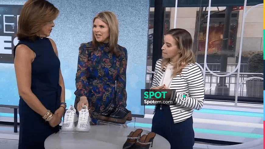 Bcbgmaxazria Wade Striped Blazer worn by Jenn Falik as seen in Today ...