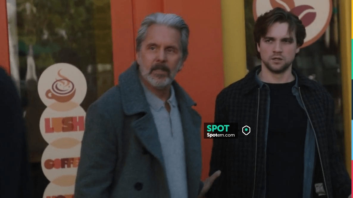 Allsaints Estrela Jacket Men's Charcoal Black Harris Tweed worn by Ryan ...