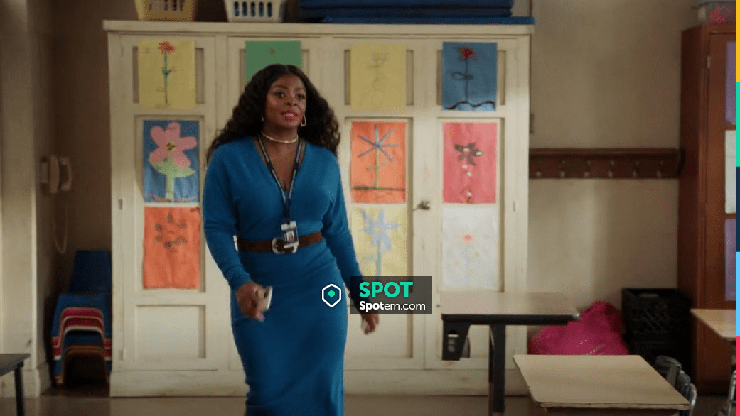 Reiss Jenna Cashmere Dress worn by Ava Coleman (Janelle James) as seen ...