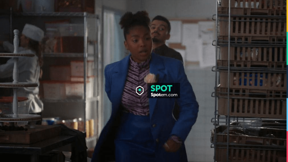 Proenza Schouler White Label Tie-Dye Knit Turtleneck worn by Angelica ...