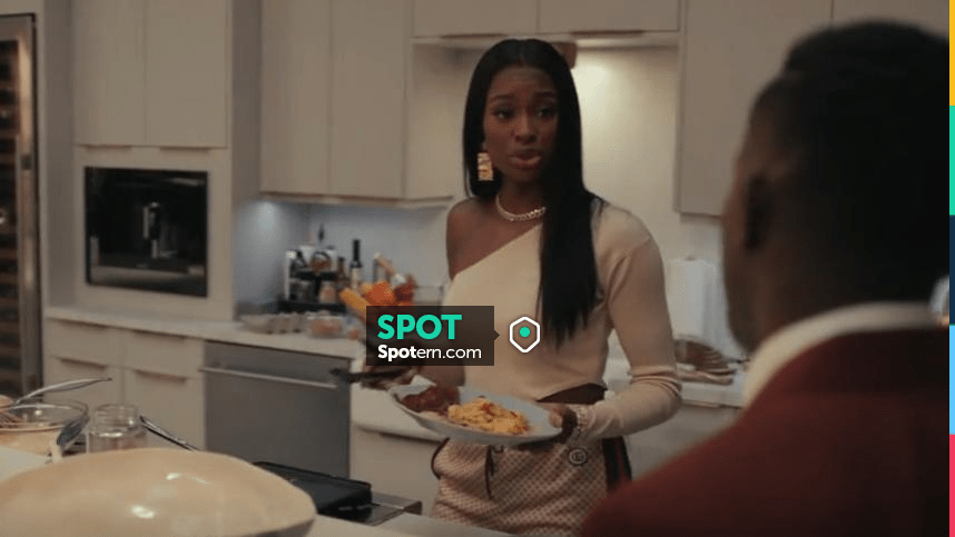 Cult Gaia Teri Knit Top worn by Hilary Banks (Coco Jones) as seen in ...