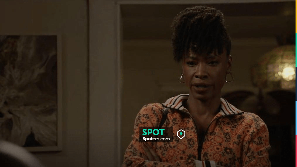 Tory Burch French Jacquard Track Jacket worn by Grace James (Karimah ...