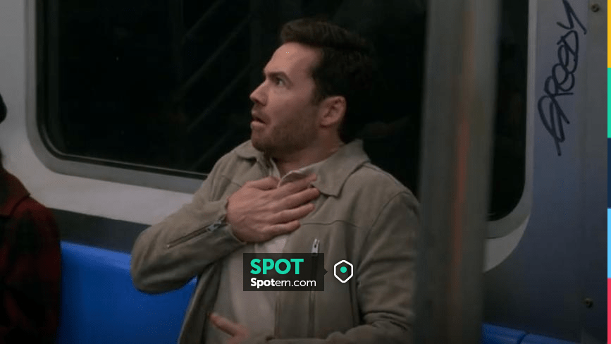 AllSaints Eadric Suede Jacket worn by Charlie (Tom Ainsley) as seen in ...