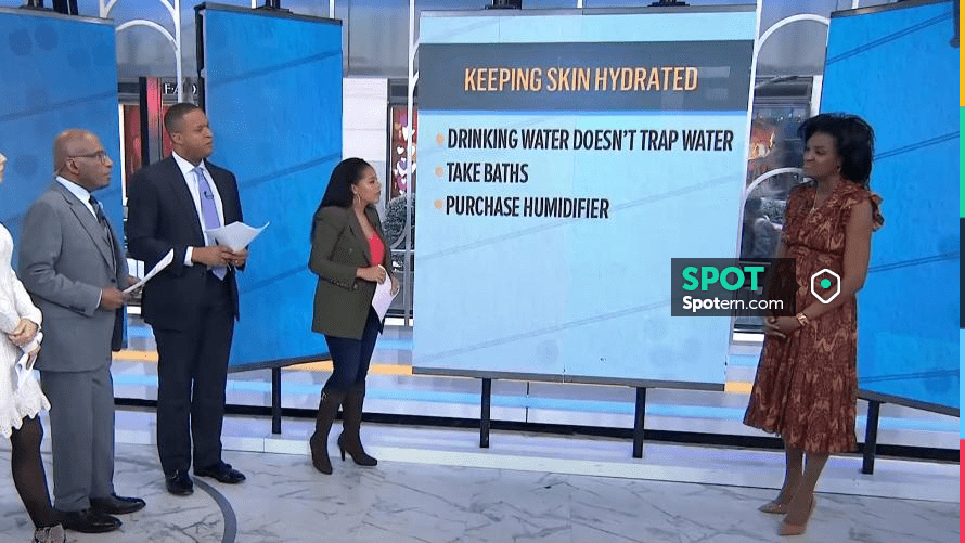 Ulla Johnson Samsara Midi Dress worn by Angela Lamb as seen in Today on ...