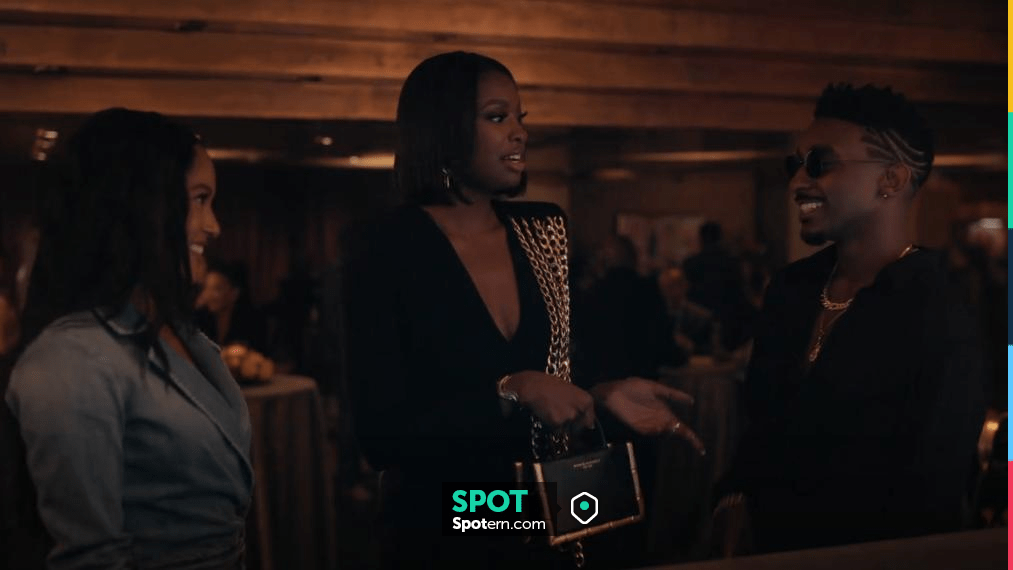 Brandon Blackwood Bamboo B Tote worn by Hilary Banks (Coco Jones) as ...