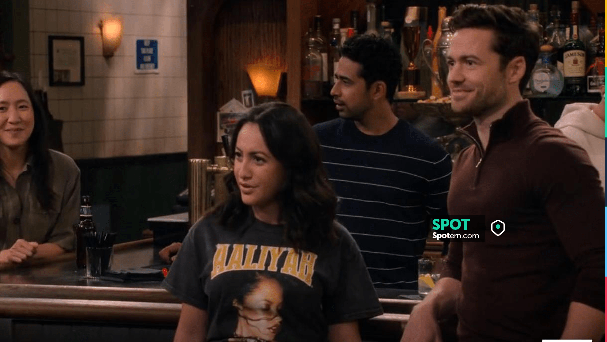 Reiss Blackhall Funnel Neck Half Zip Sweater worn by Charlie (Tom ...