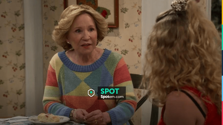 Talbots Geometric Colorful Sweater Cotton Blend worn by Kitty Forman ...