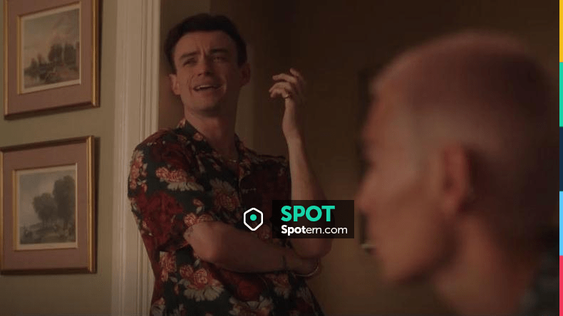 Undercover Contrast Panel Shirt worn by Max Wolfe (Thomas Doherty) as ...