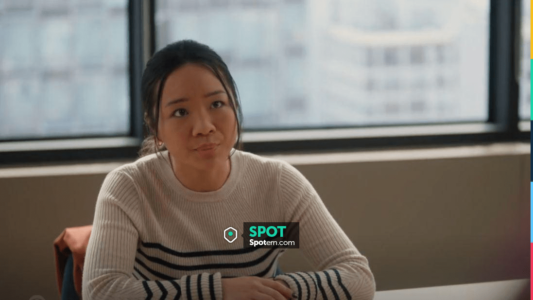 Rag & Bone Kate Long Sleeve Top worn by Suzi Mirsky (Jennifer Tong) as ...