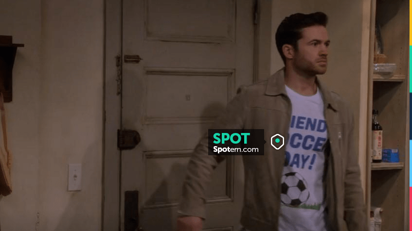 AllSaints Eadric Suede Jacket worn by Charlie (Tom Ainsley) as seen in ...