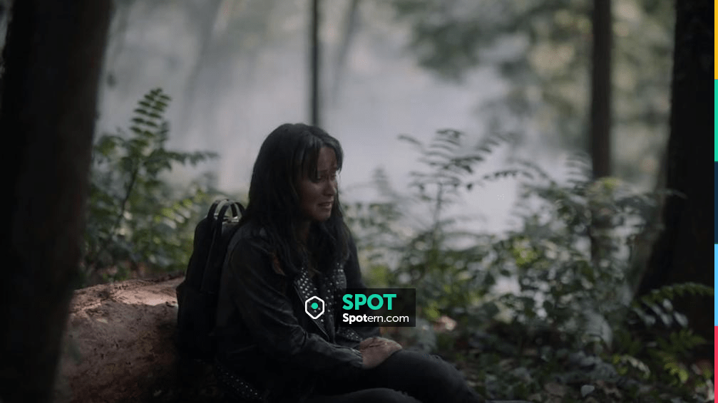 AllSaints Studded Balfern Jacket worn by Meg (Hilary Jardine) as seen ...