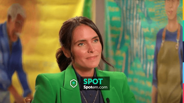 Zara Blazer with Rolled Up Sleeves worn by Lilia Luciano as seen in CBS ...