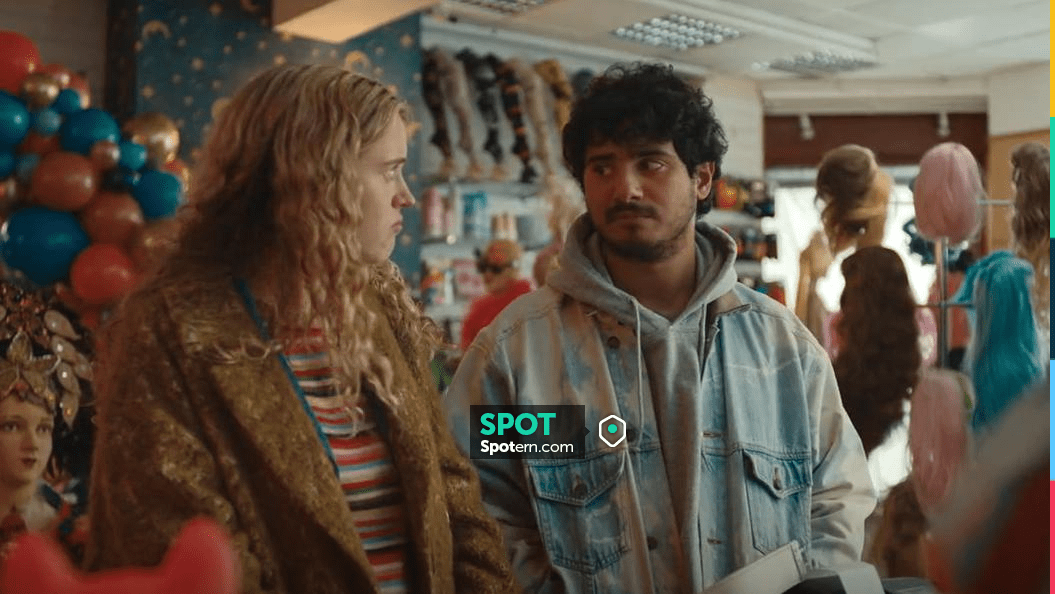 Casual New Men's Blue White Button Punk Hip Hop Cotton Denim Jean ...