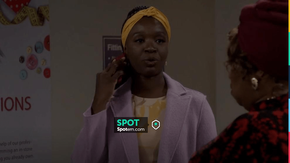 Ted Baker Darcila Exaggerated Puff Sleeve Top worn by Abishola (Folake Olowofoyeku) as seen in ...