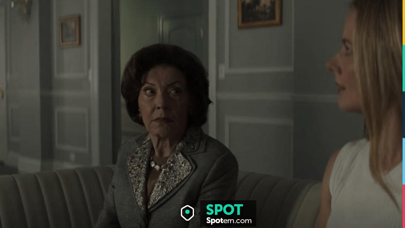 Carolina Herrera Wool Jack­et worn by Mrs. Ivey (Kelly Bishop) as seen ...